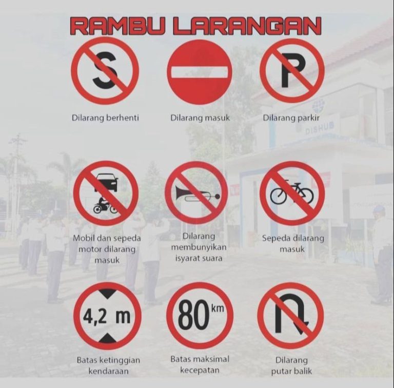 Macam-Macam Rambu Lalu Lintas yang Wajib Kamu Ketahui
